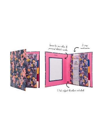 ΝΤΟΣΙΕ Α4 ΜΕ 2 ΚΡΙΚΟΥΣ PUKKA BLOOM ΜΠΛΕ +ΔΙΑΧΩΡΙΣΤΙΚΑ + ΕΥΡΕΤΗΡΙΟ